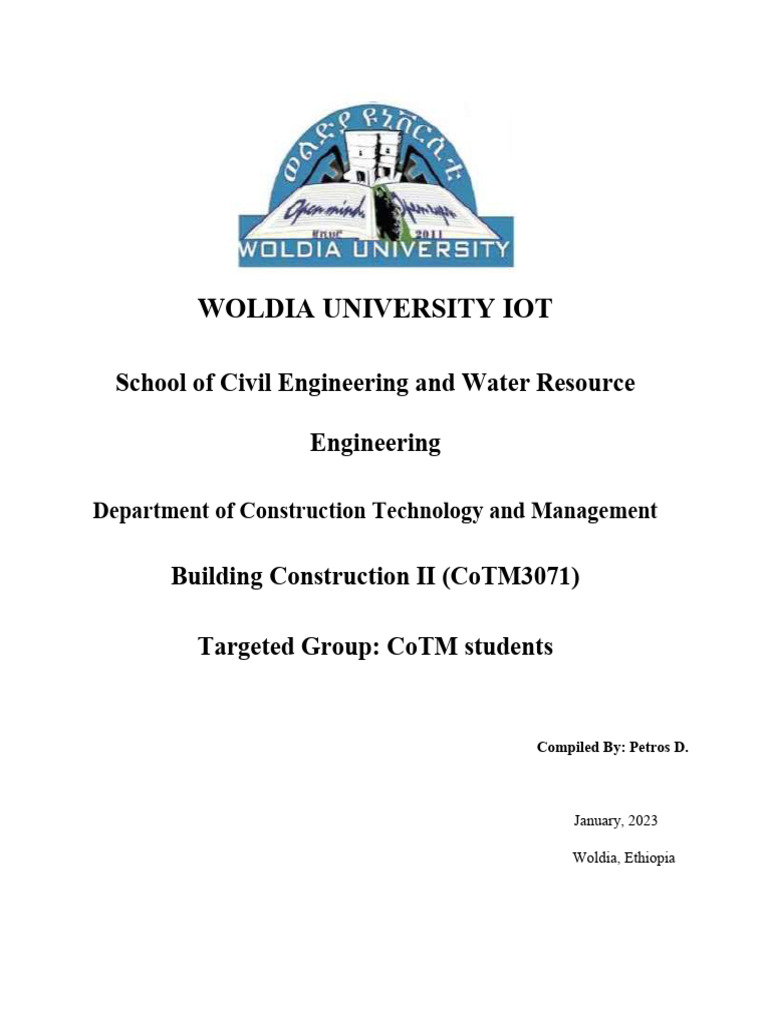 Building Construction II | PDF | Wood | Lumber