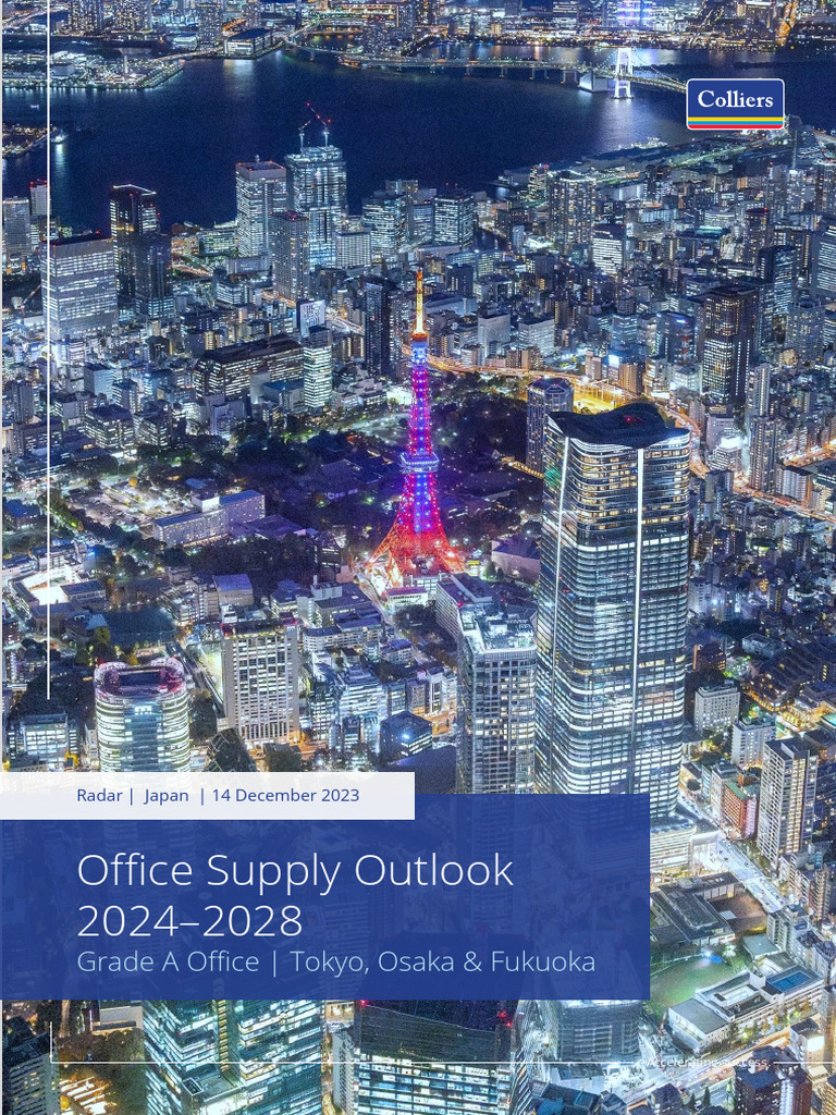 Colliers Japan Radar Report Japan Office Supply 20242028 | PDF | Tokyo ...