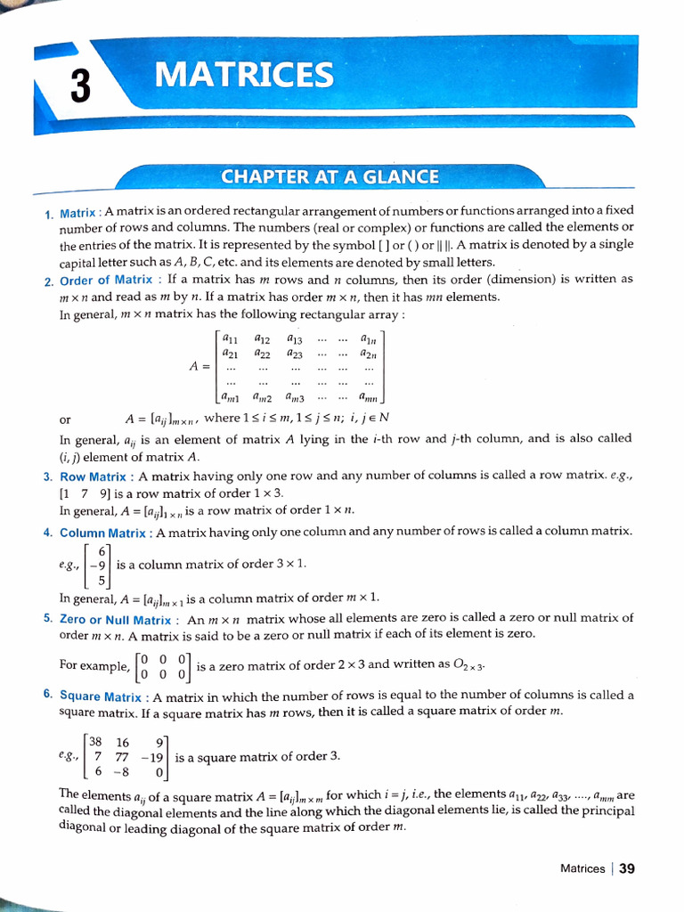 12 Matrices U like | Download Free PDF | Matrix (Mathematics) | Mathematical Analysis
