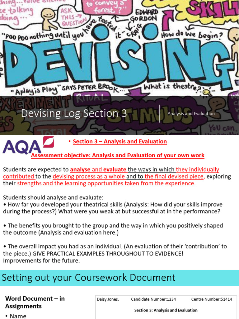 Devising Log S3 | Download Free PDF | Body Language | Psychology