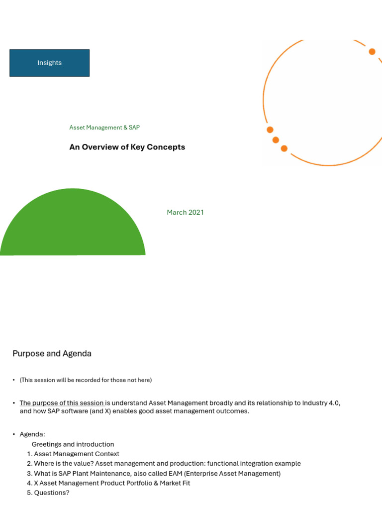 Sap Asset Management Pdf Asset Management Internet Of Things