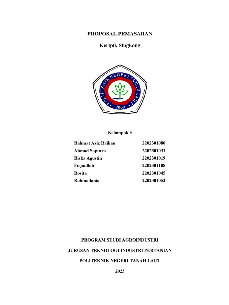 Proposal Pemasaran | PDF