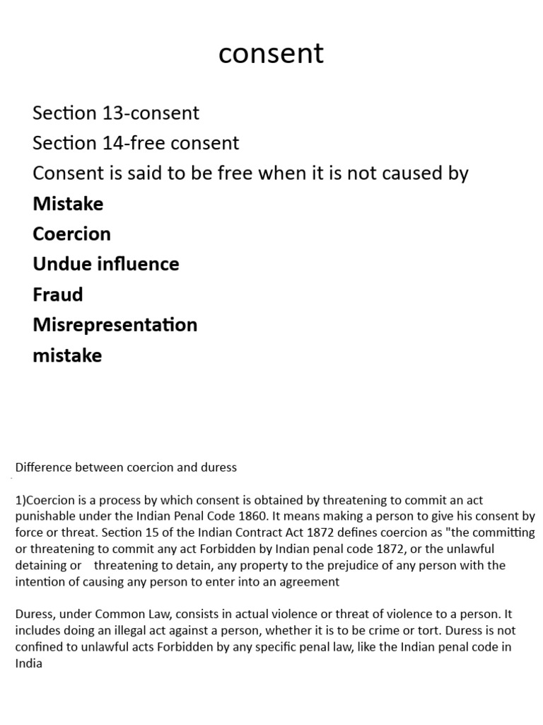 Consent | PDF | Damages | Misrepresentation