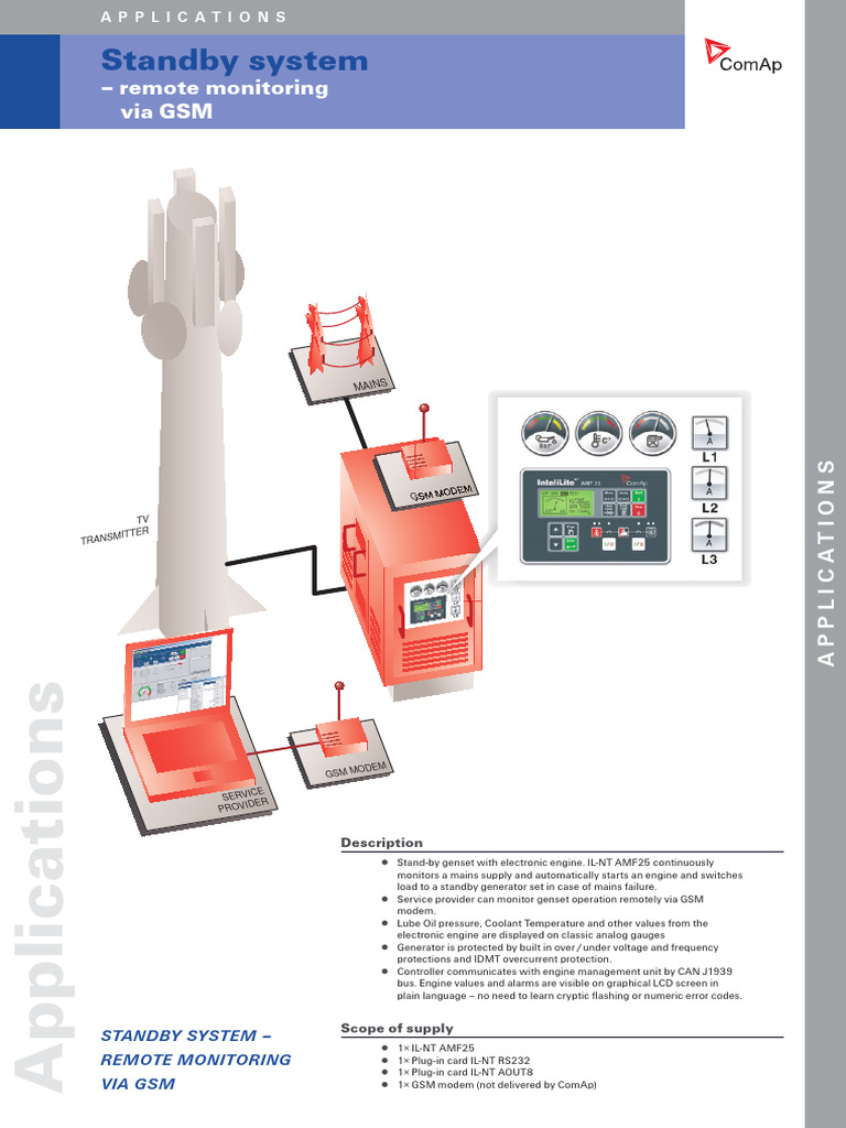 Standby_system_remote_monitoring_via_GSM_I | PDF | Electrical ...