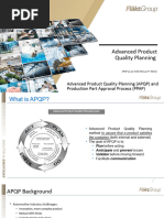 APQP Status and Checklist Guide | PDF | Verification And Validation | Engineering