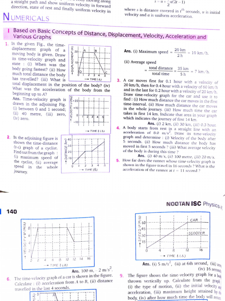 Study Physics | PDF | Speed | Acceleration