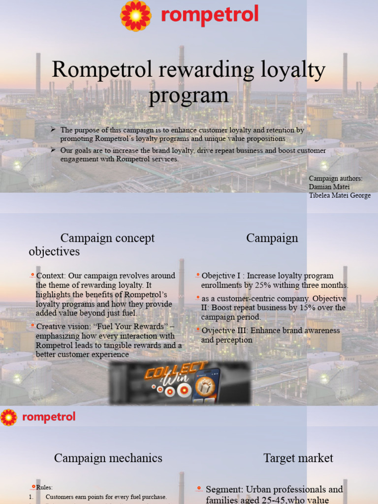 Rompetrol Loyalty Program Campaign | PDF | Advertising | Loyalty Program