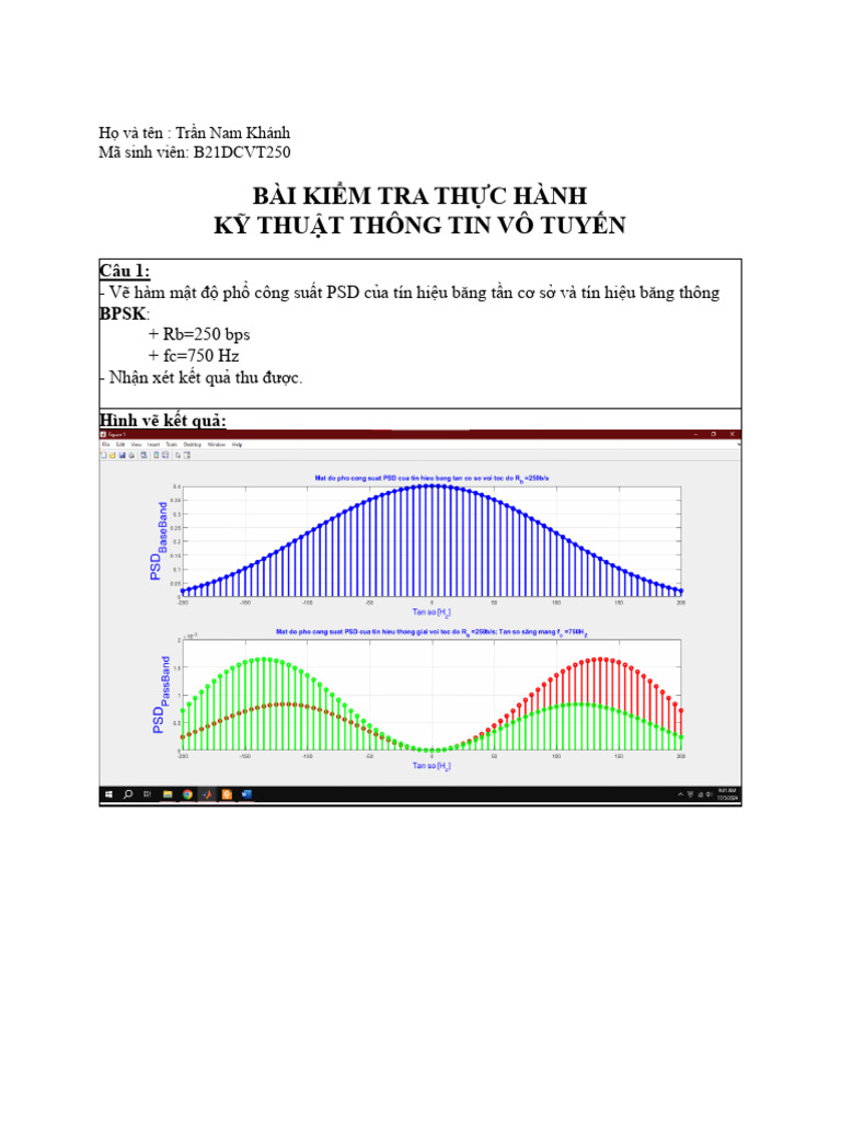 B21DCVT250 Baocao | PDF