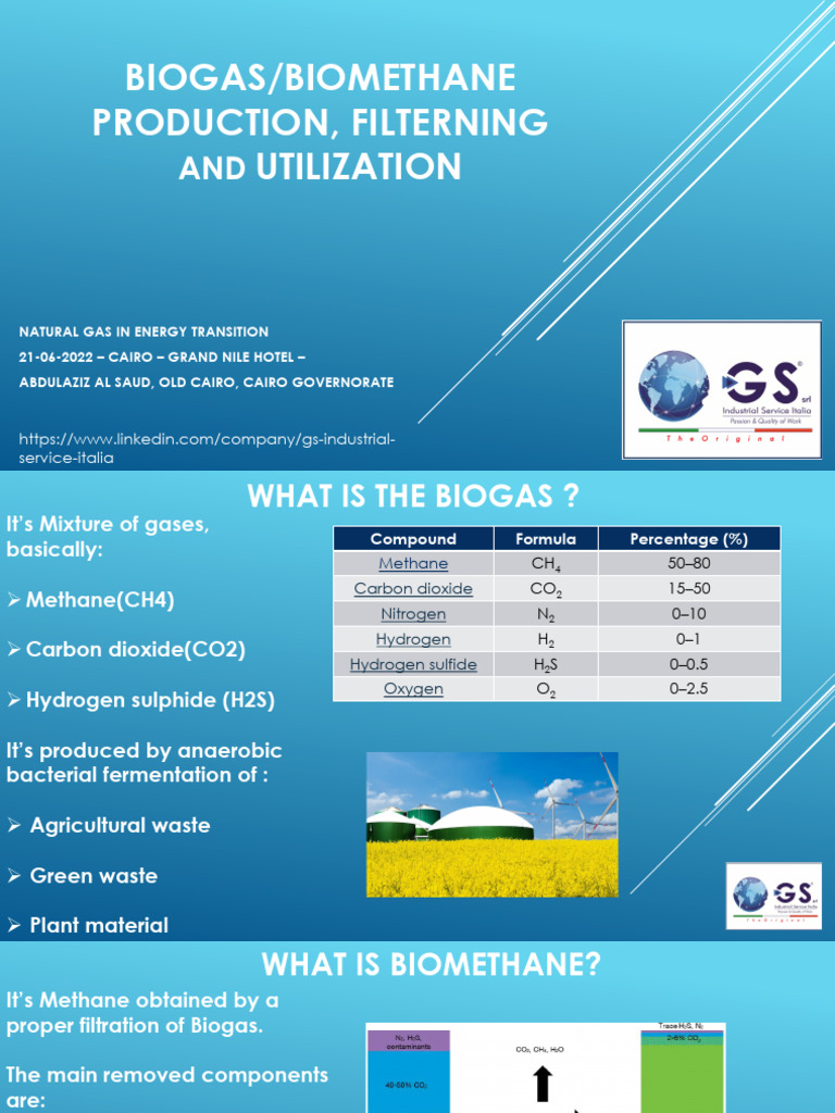 BIOGAS PRODUCTION, FILTERNING AND UTILIZATION | Download Free PDF ...