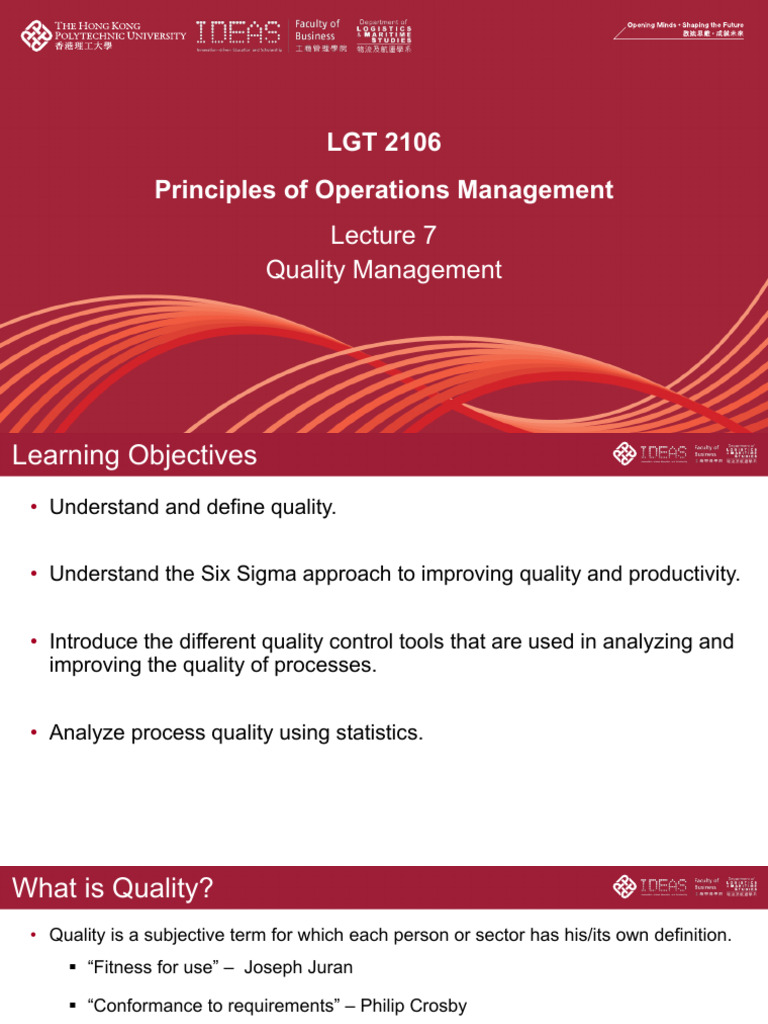 LGT 2106 Operation MGT (Yr1 Sem 2) | PDF | Standard Deviation | Statistics