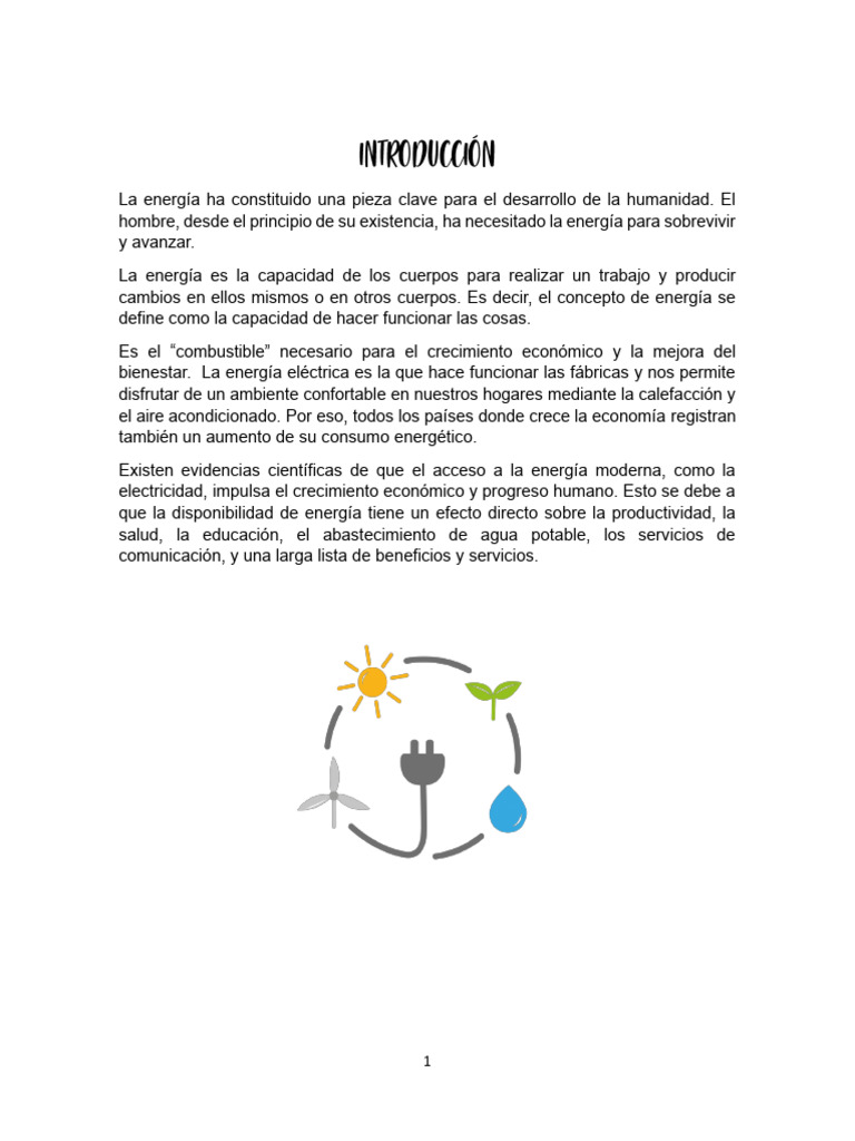 Trabajo Energias Fisica | Descargar gratis PDF | Energía renovable ...