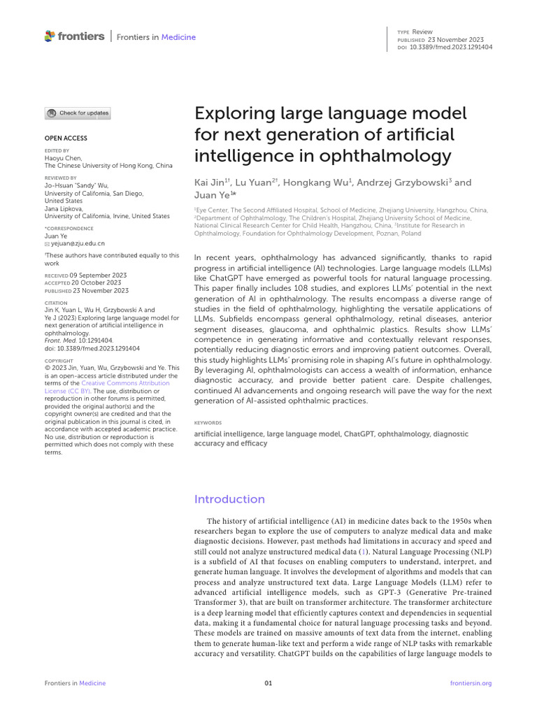 Exploring Large Language Model For Next Generation of Artificial ...