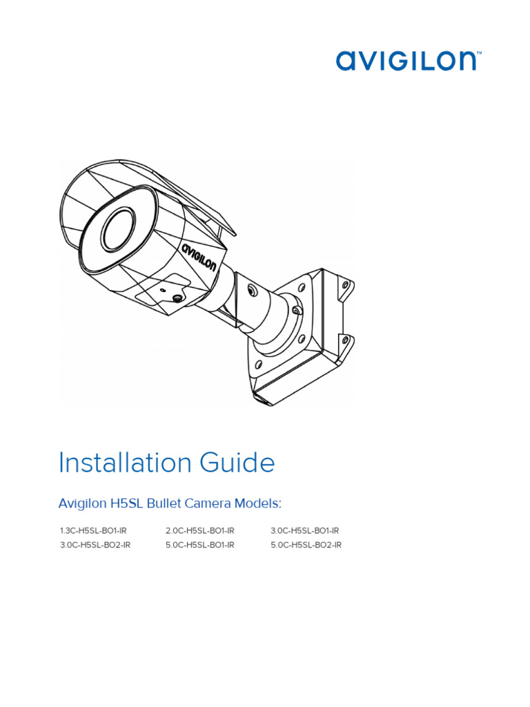 Avigilon h5sl Bo Installation Guide en Rev4 | PDF | Wi Fi ...