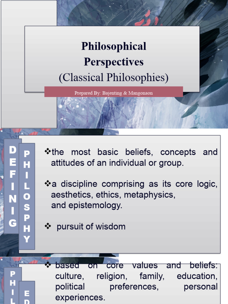 Classical Philosophies of Education | PDF | Idealism | Pragmatism
