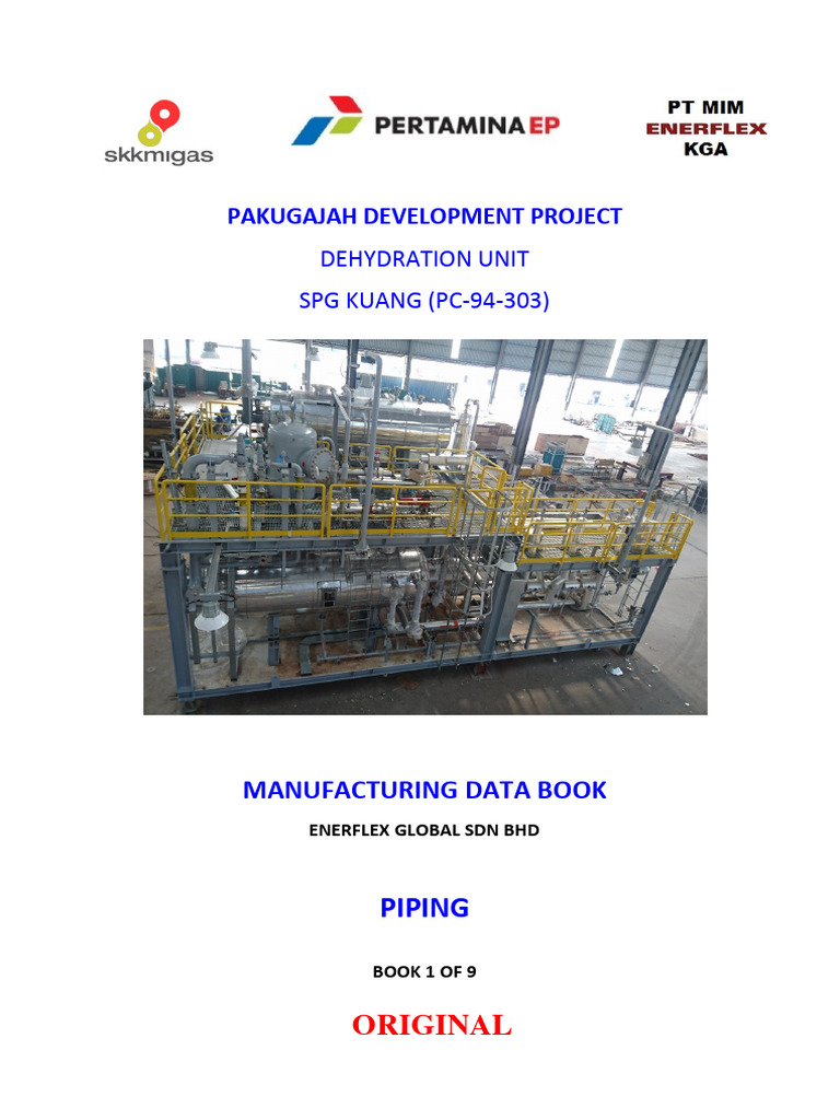 Dehydration Package (PC-94-303) - PIPING (1 of 9) | PDF ...