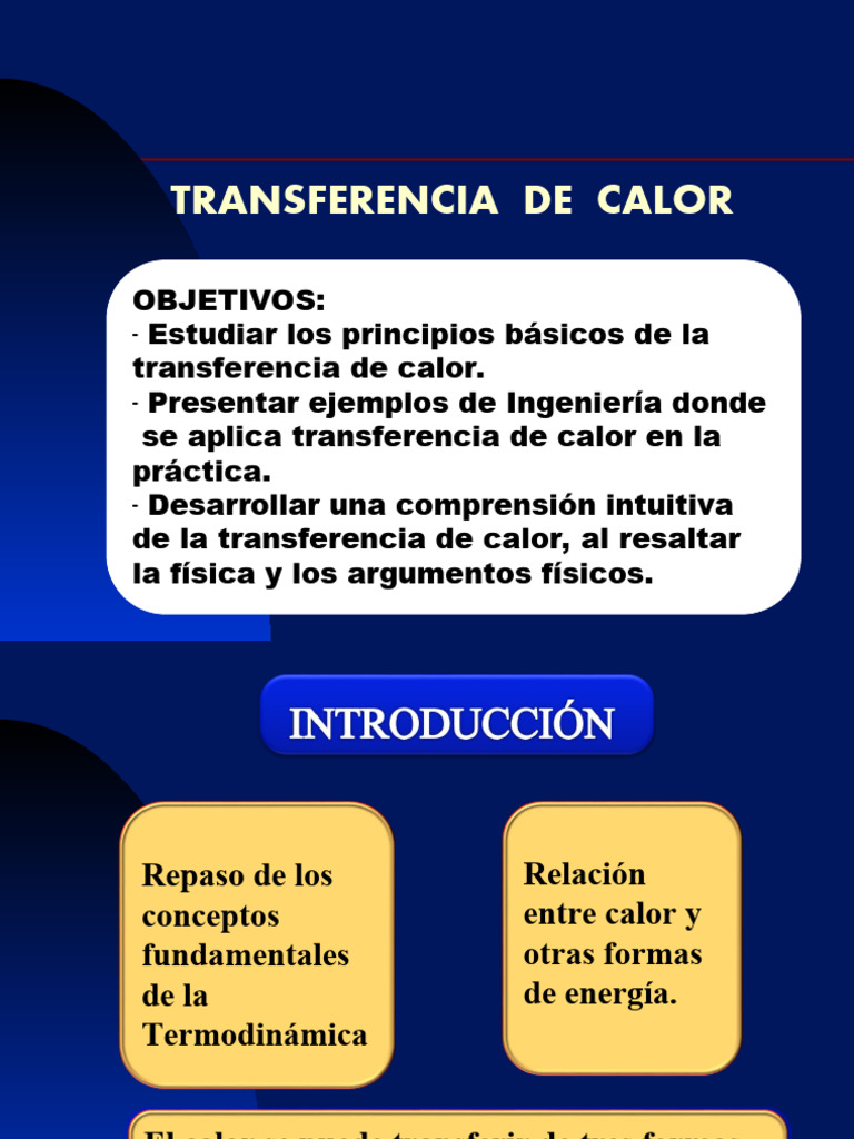 Principios de Transferencia de Calor | PDF | Conduccion termica | Calor