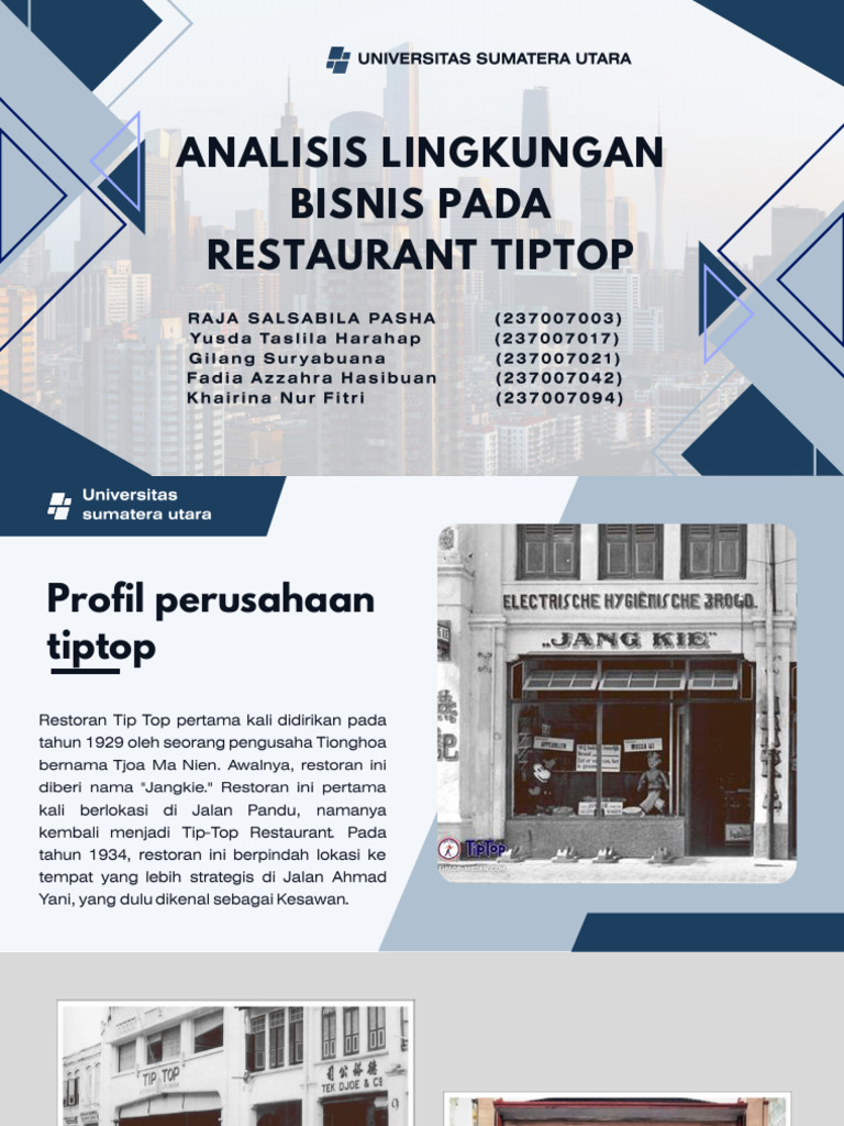 Kelompok 6 Analisis Lingungan Bisnis Pada Tiptop | PDF