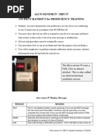 Calibration Instructions Alco Sensor IV | PDF | Calibration | Valve
