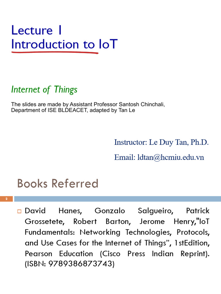 IoT - Lecture 1 | PDF | Internet Of Things | Building Automation IoT - Lecture 1 | PDF | Internet Of Things | Building Automation