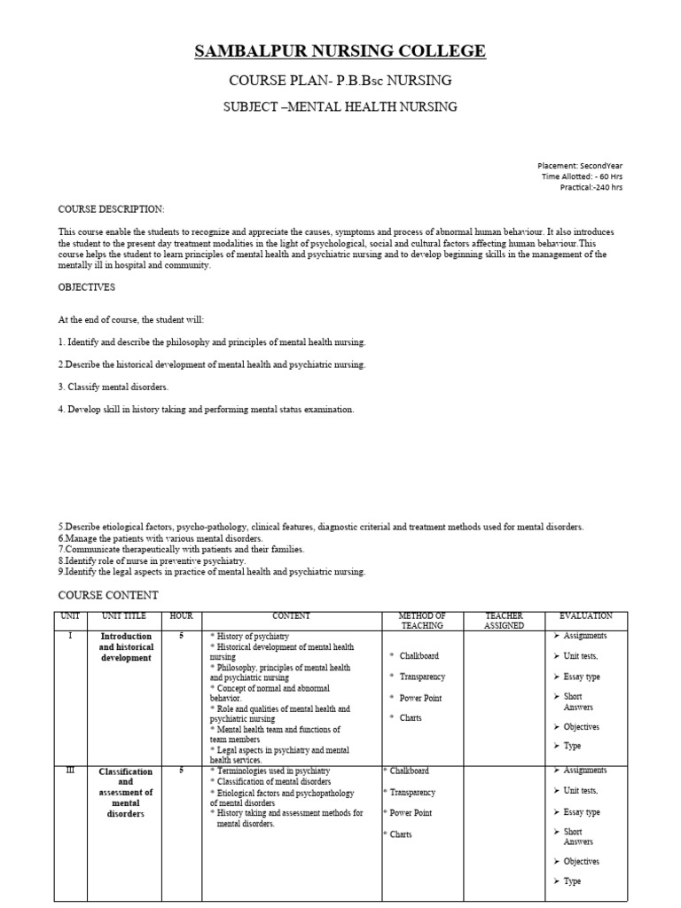 PBBSC | PDF | Psychiatry | Mental Disorder