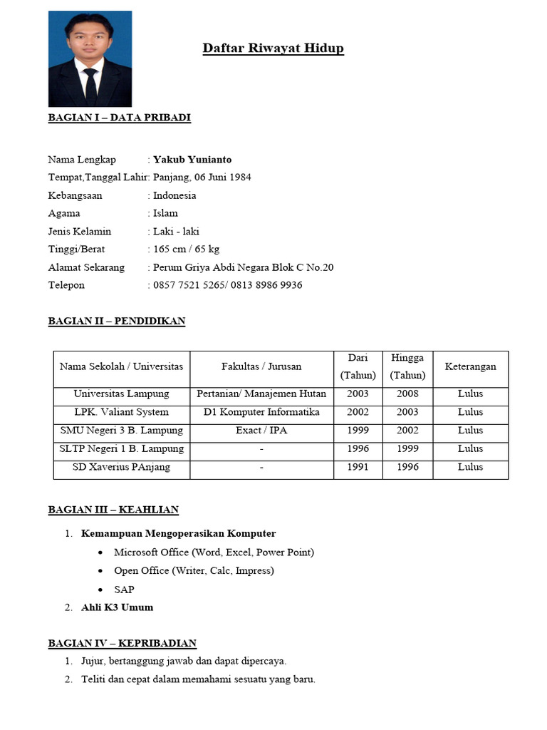 Yakub Yunianto Production Planning & Inventory Control (PPIC) Manager ...