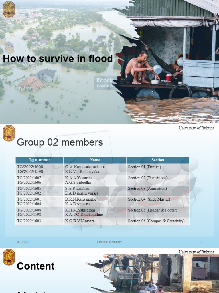 How To Survive in Flood | PDF | Flood | Tropical Meteorology