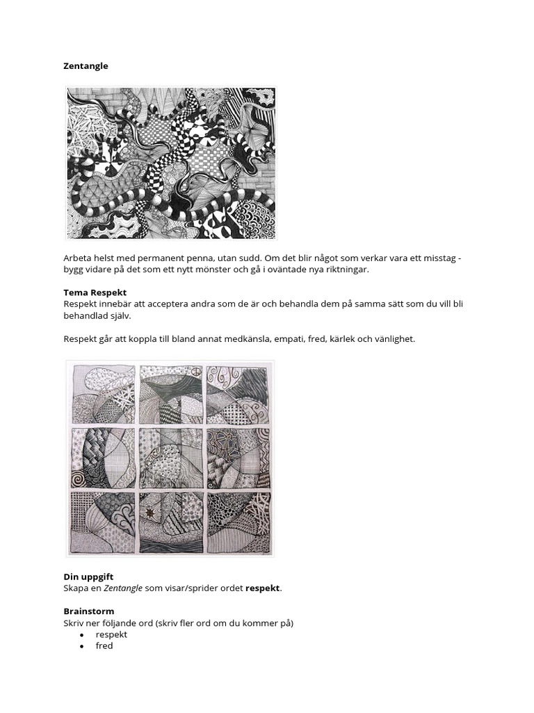 Zentangl 1 | PDF