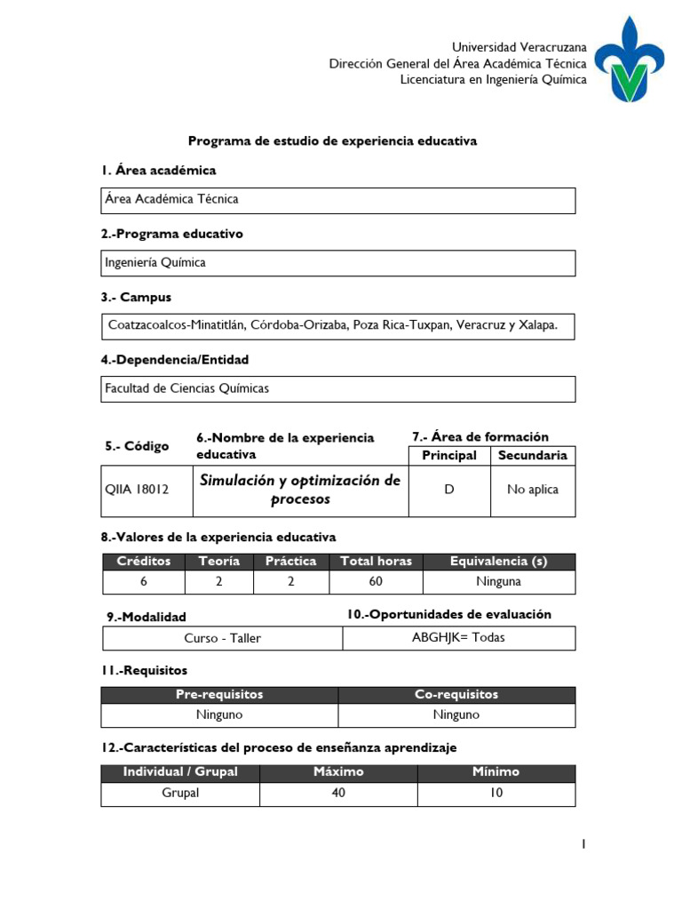 Silabo 1 | PDF | Simulación | Optimización Matemática