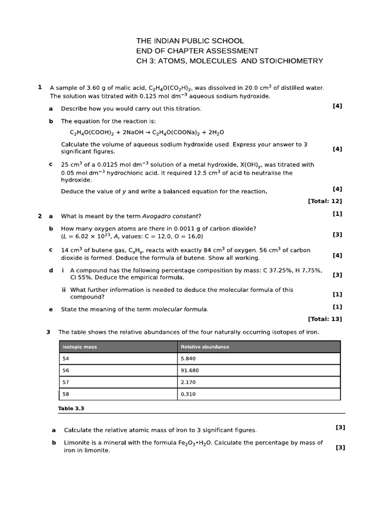 Eoc - CH 3 | PDF