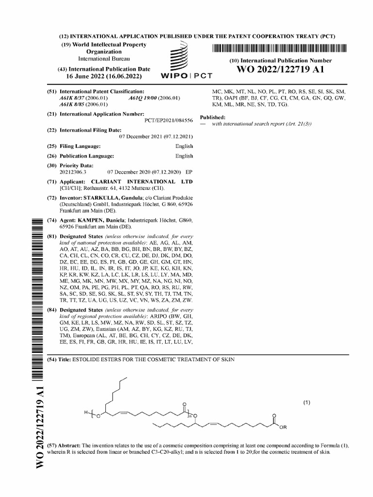 Estolide in Cream | PDF