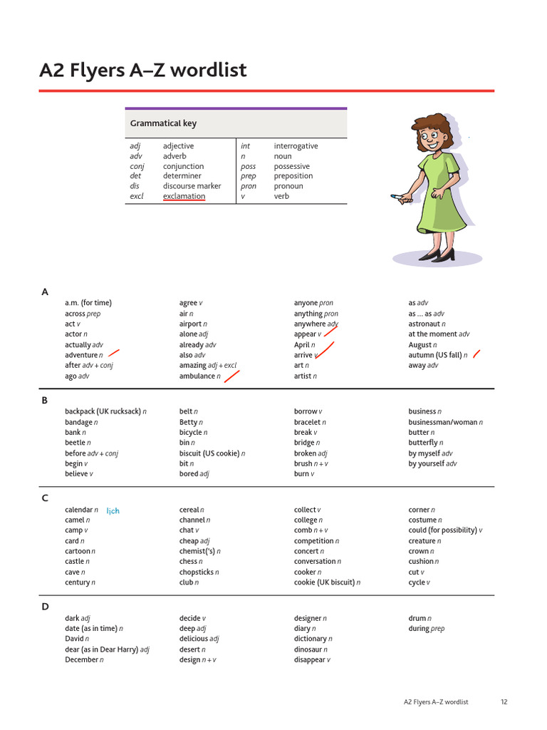 Flyers Wordlist | PDF | Linguistic Typology | Linguistics