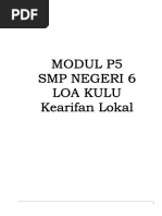 Contoh Rapor P5 Kearifan Lokal | PDF