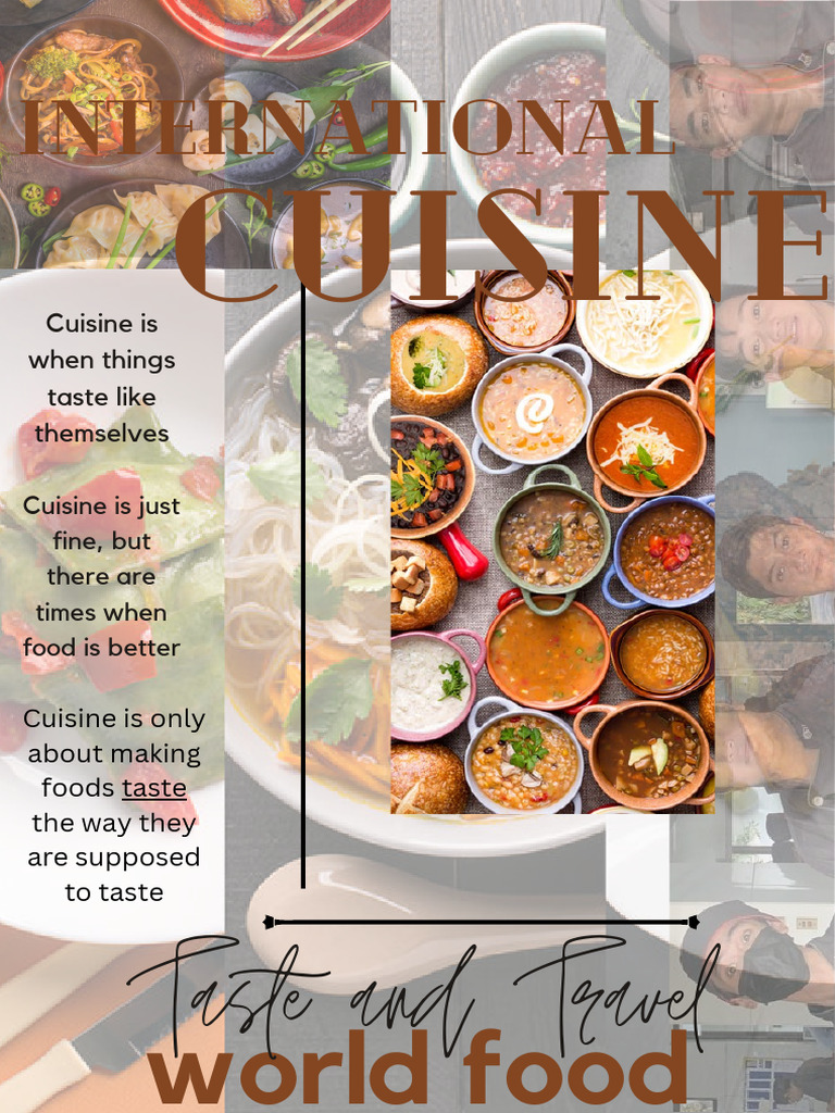 Brown Simple Traditional Food Magazine | PDF | Dumpling | Western Cuisine