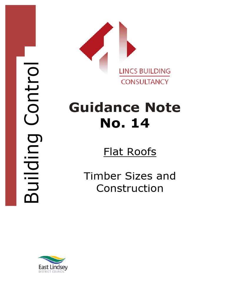 Flat Roof Timber Sizes and Spans Guide | PDF | Roof | Architectural Design