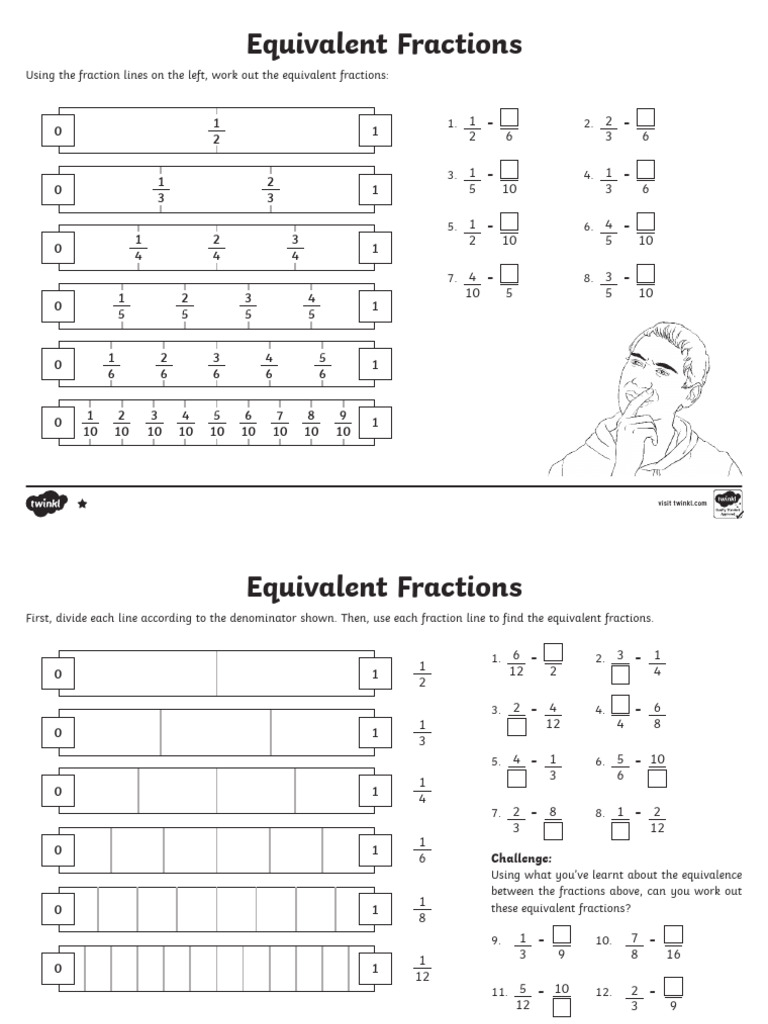 Understanding Equivalent Fractions | PDF | Arithmetic | Lexicology