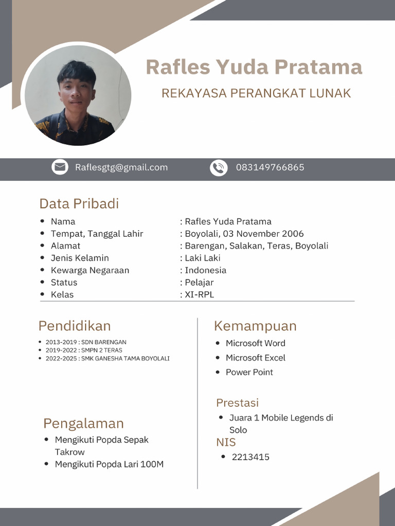 CV Rafles Yuda Pratama | PDF