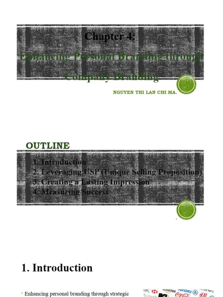 CHAPTER 4.enhancing Personal Branding Through Company Branding | PDF ...