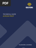 Acrow Prop Guide | PDF | Scaffolding | Manufactured Goods