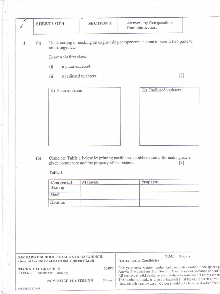 Tech Graphics Paper2 2016 | PDF