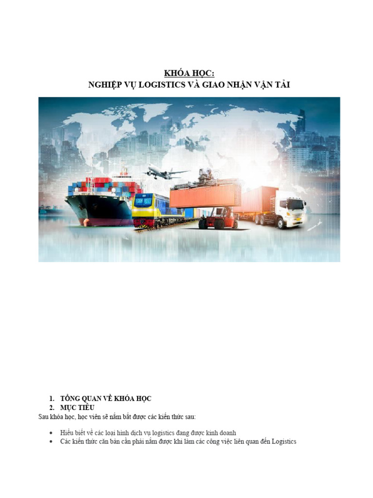 Logistics Basics | PDF