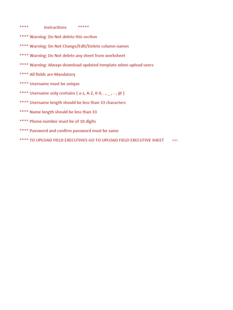 Field Executive Template (46) | PDF