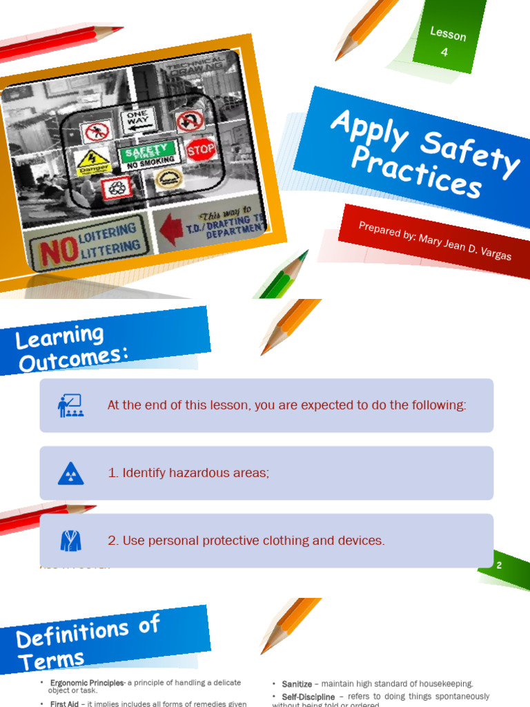 TLE-311-Apply Safety Practices | PDF | Hazards | Occupational Safety ...