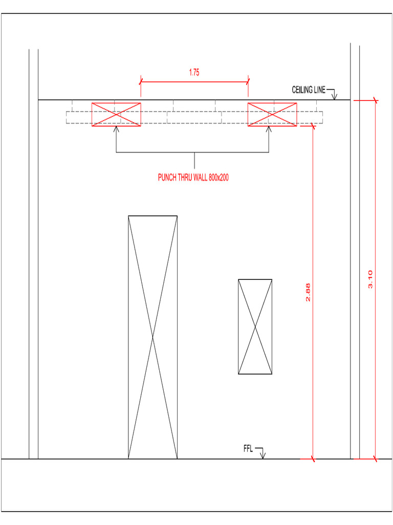 Front Elev (Aircon Grill) | PDF