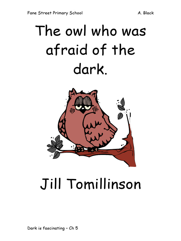 The Owl Who Was Afraid of the Dark Workbook | PDF | Owl | Adjective