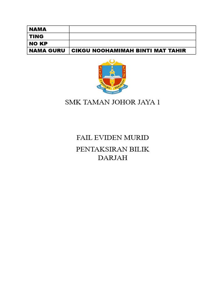 COVER FAIL PBD | PDF