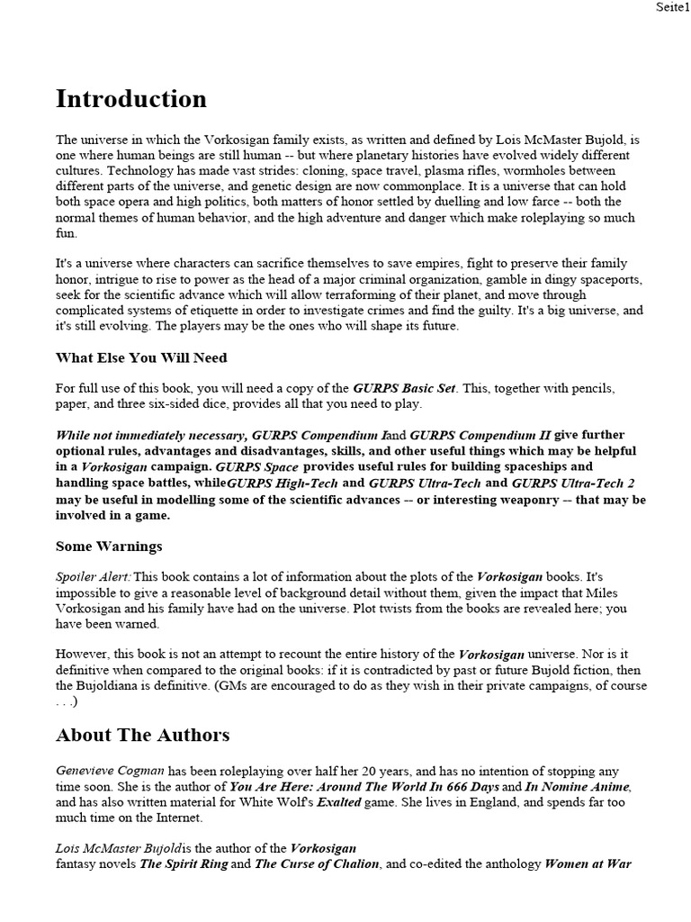 Vorkosigan Pdf