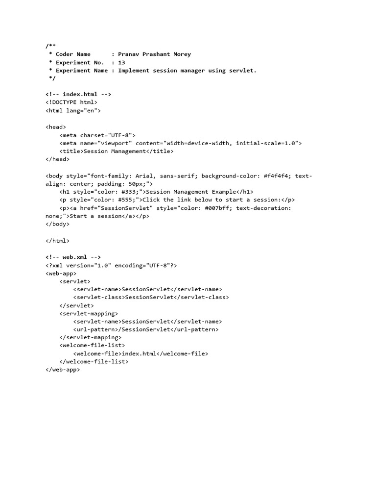 WT - EXP13 Pranav | PDF | Java Platform | Java Specification Requests