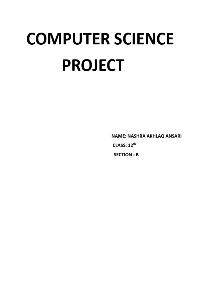 Computer Science | PDF | Integer (Computer Science) | Algorithms Computer Science | PDF | Integer (Computer Science) | Algorithms
