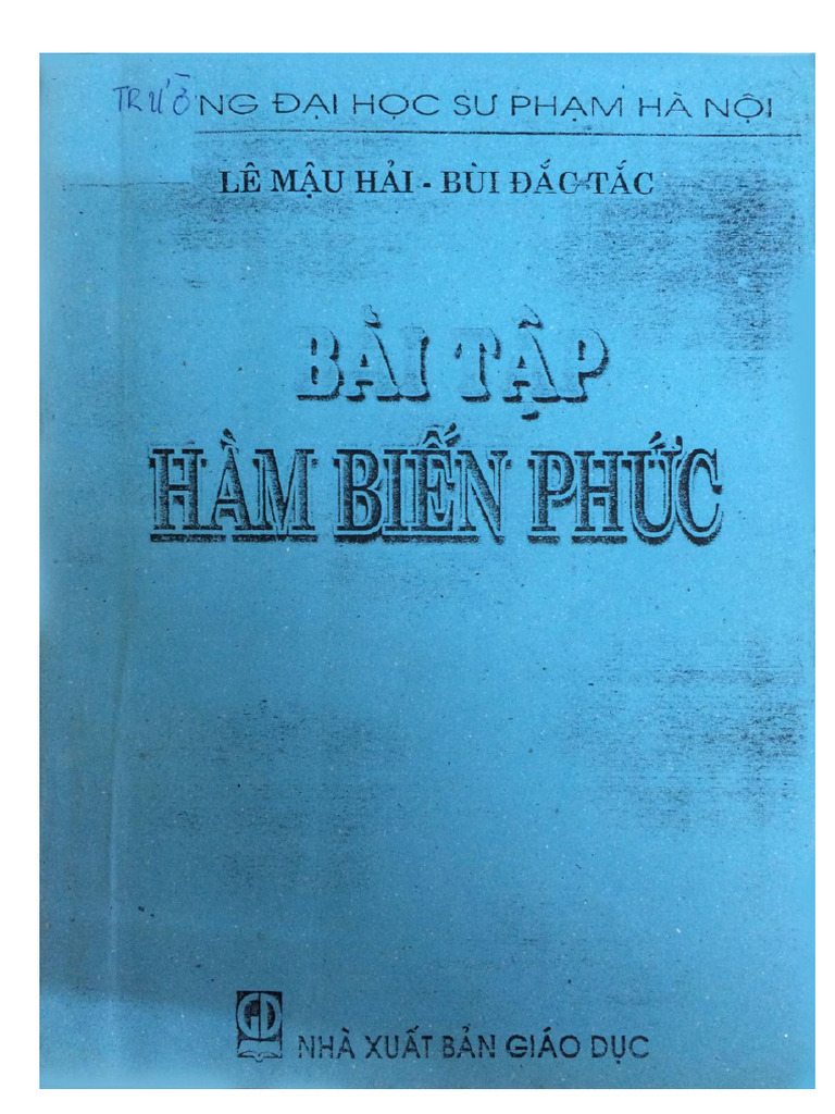 (123doc) Bai Tap Ham Bien Phuc Le Mau Hai Bui Dactac | PDF