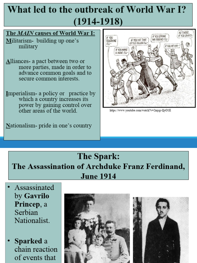 Causes-of-WWI_US-Involvement-in-WWI | PDF | World War I | Allies Of ...